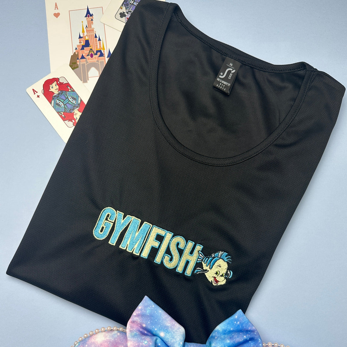 Gym Fish - Adult Gym T-Shirt – Wish Upon Threads